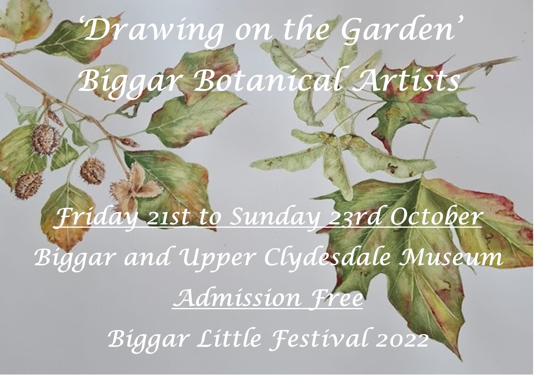 Drawing on the Garden - Biggar Museum